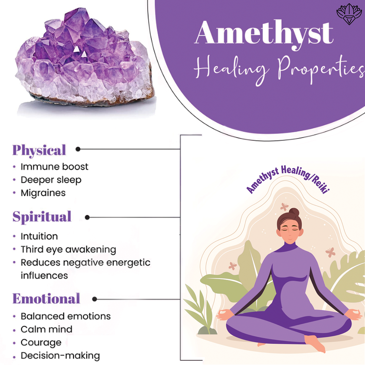 Amethyst Meaning: Healing Properties & Everyday Uses | by Himalya ...