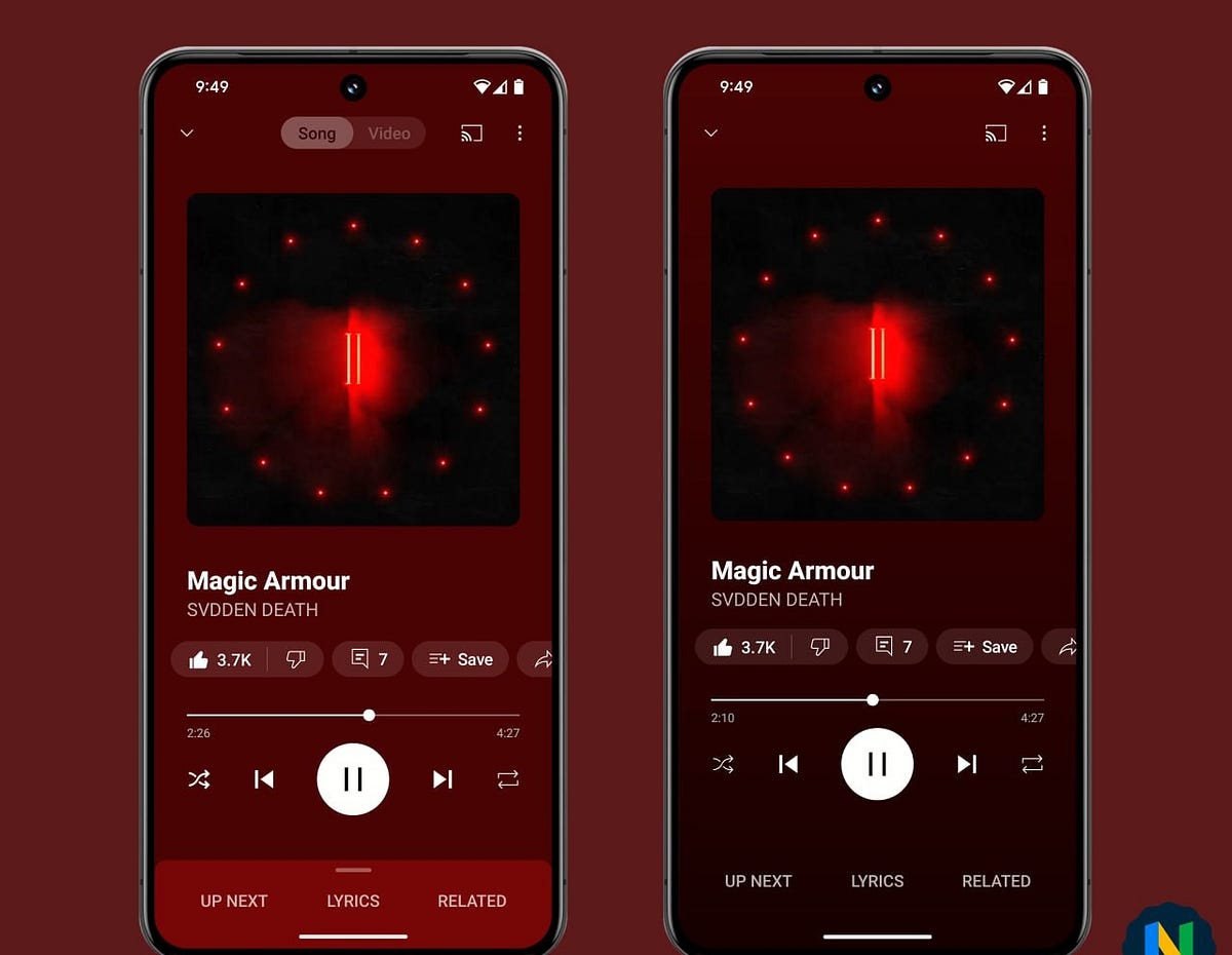 YouTube Music Now Playing UI Receives a Gradient Redesign: A Visual and Functional ...