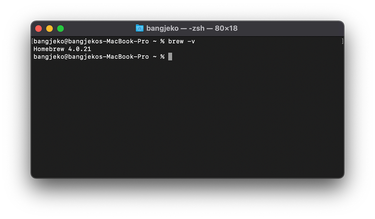 Instal HomeBrew Pada MacOS - Bangjeko - Medium