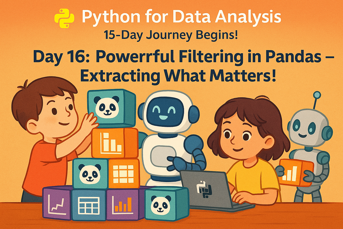 Day 16: Powerful Filtering in Pandas — Extracting What Matters | by ...
