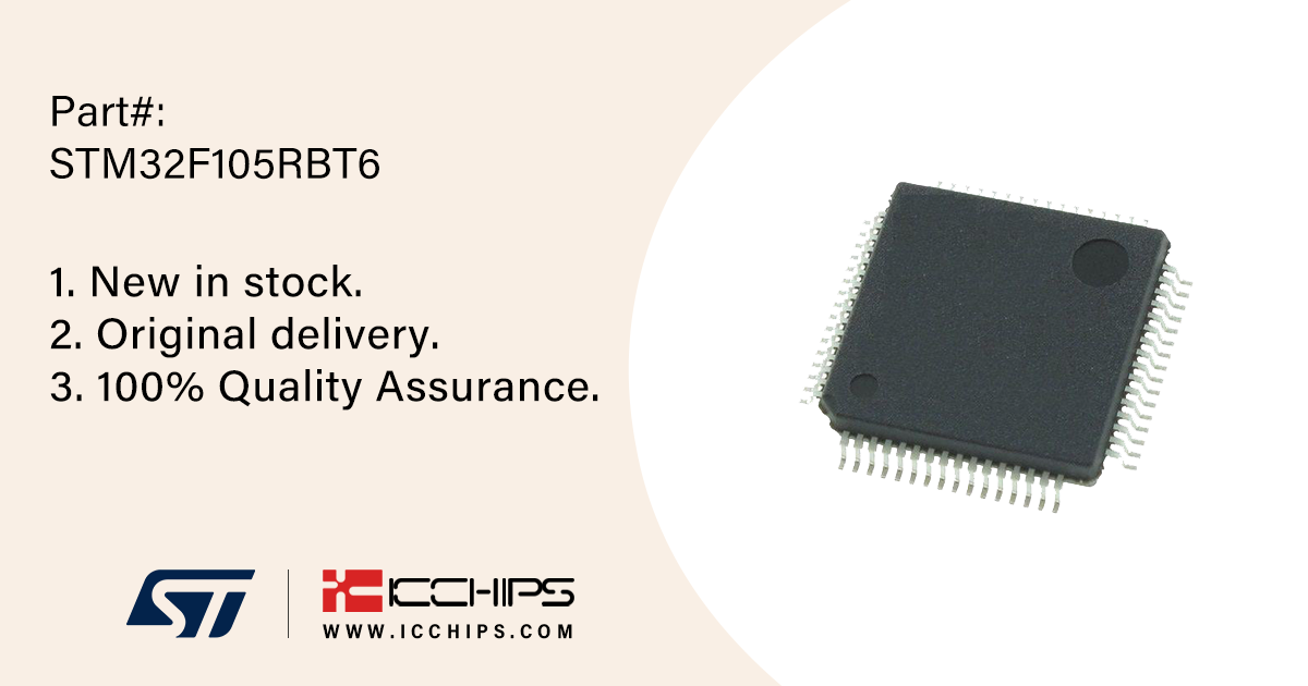 Do you know STM32F105RBT6 of STMicroelectronics? - ICCHIPS - Medium