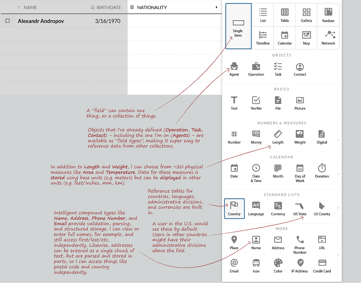 Data types for humans. Today’s databases force us to think… | by Herb ...