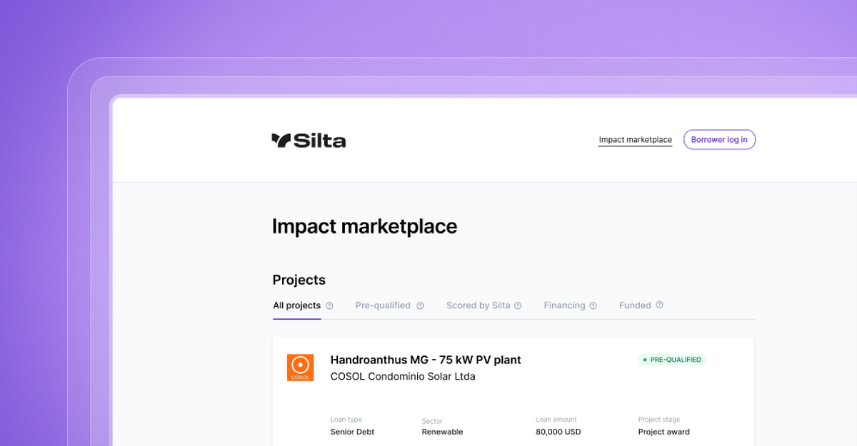 Explore the Silta Impact Marketplace — V1 now released! | by Silta ...