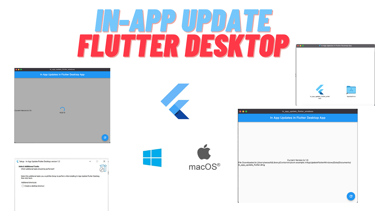 In App Update In Flutter Desktop Using Github By Agnel Selvan Towards Dev
