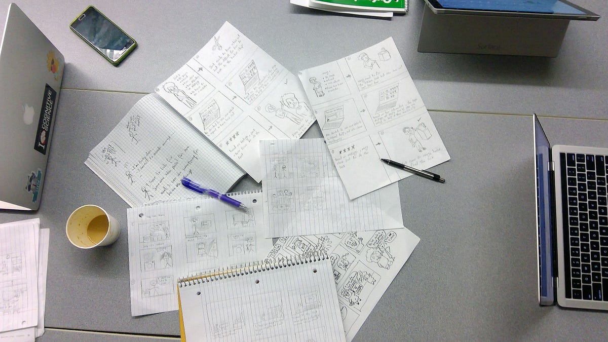 Week 2 Progress — Logo Presentations & Storyboard Sketches | by Team ...