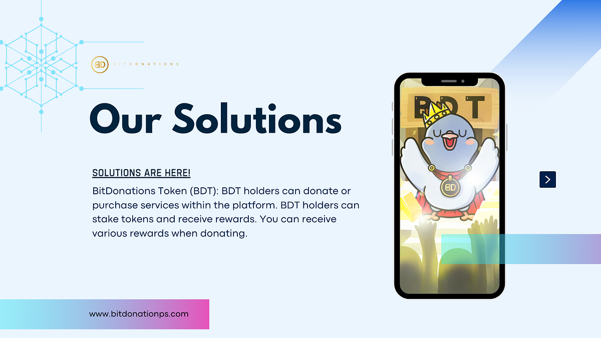 Our Solutions - Bitdonation - Medium