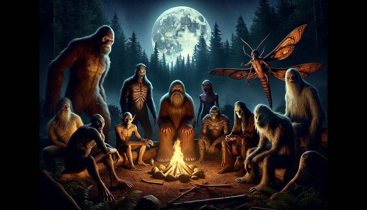 A Cryptid Campfire Tale. An unexpected visitor drops by | by CW ...