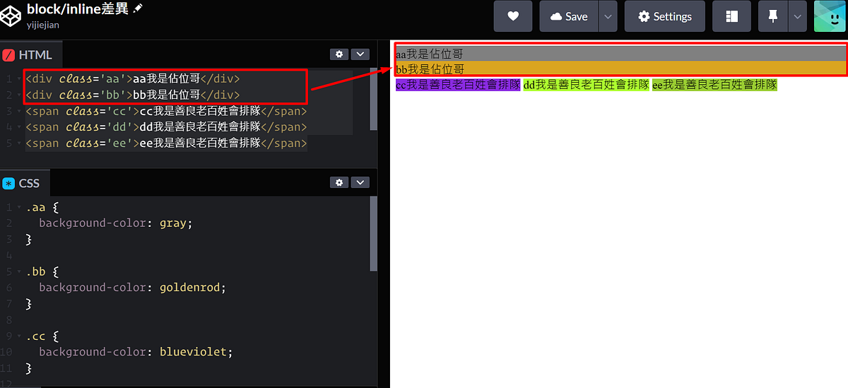 display 三劍客 block/inline/inline-block - Karen Jian 工程師日記 - Medium