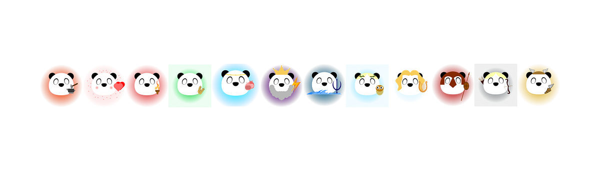 The 12 Olympian Pandas NFT Collection | by George Apostolopoulos | Medium