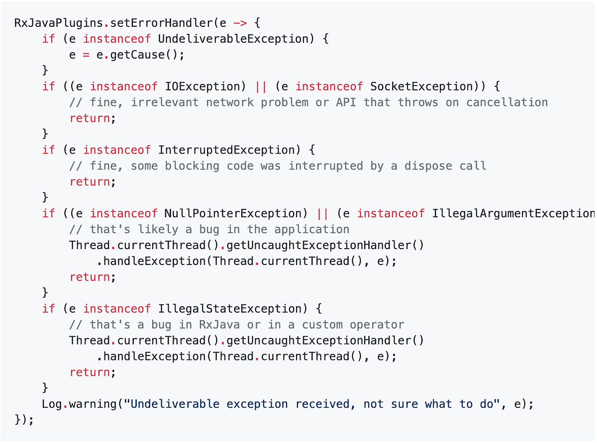 RxJava2 UndeliverableException. I want to share my experience with the… | by gökhan alıcı ...