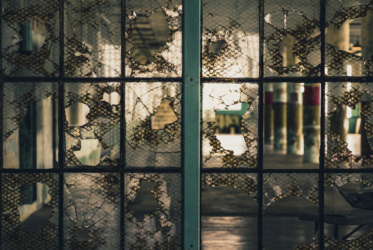 Broken Windows (A World in Chaos) | by Craig Condy (Escape Scout) | Medium