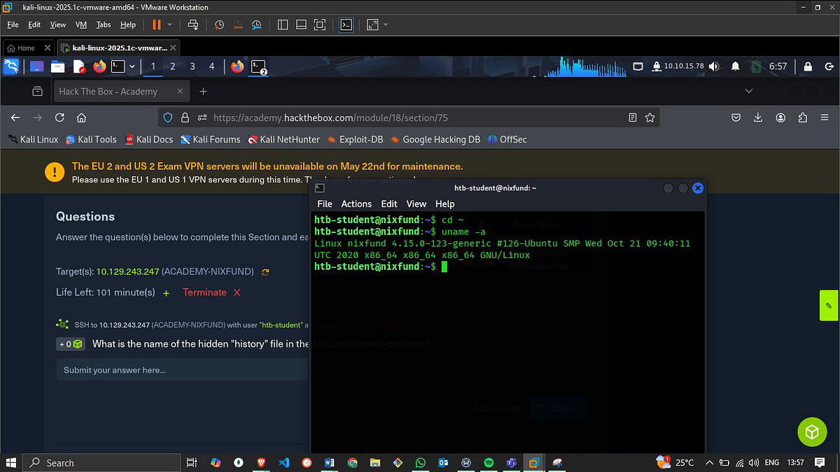Linux Fundamentals -HackTheBox. 1.0 INTRODUCTION | by Nyaboke | Medium