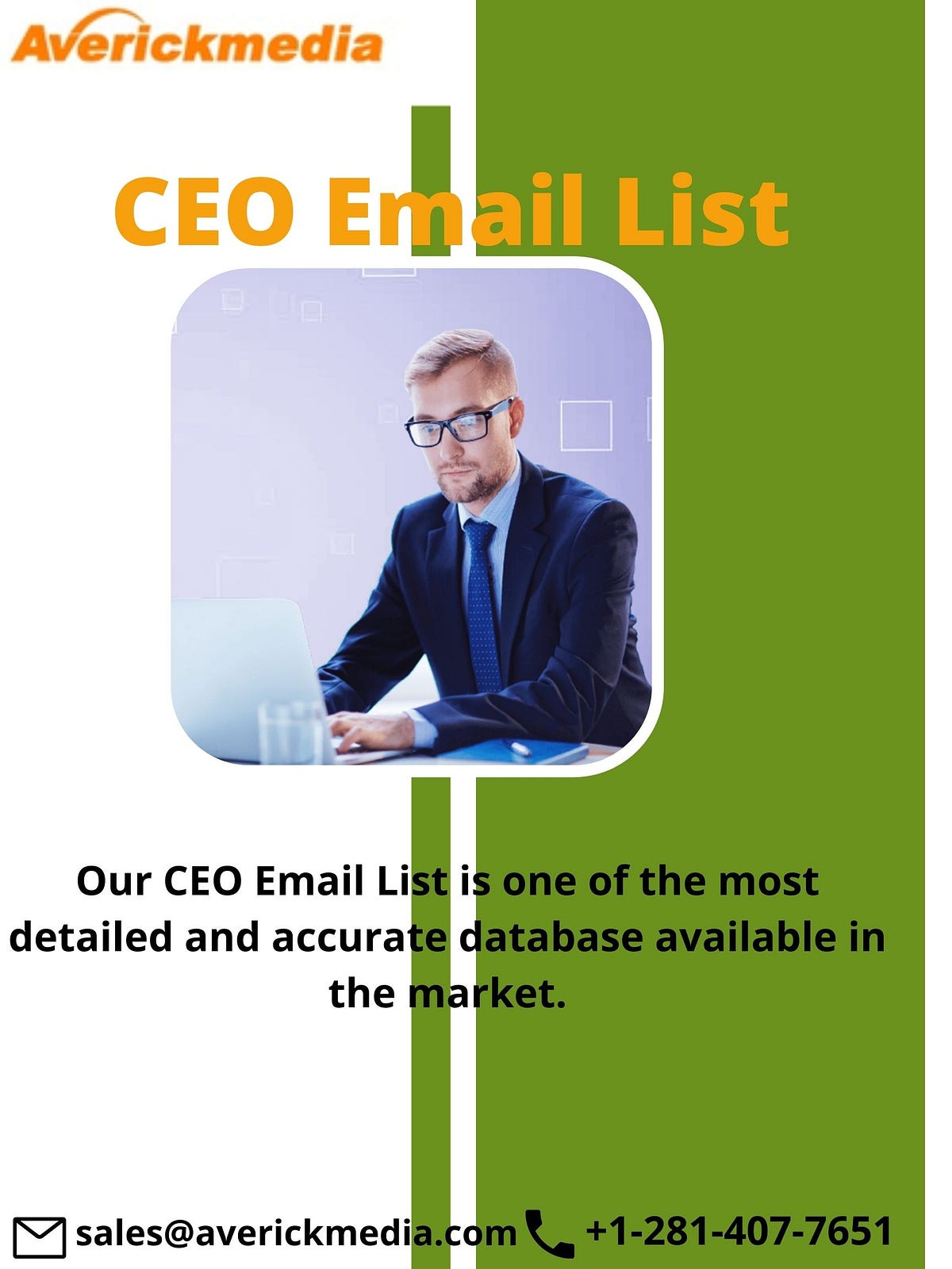 CEO Email List. Market to top executives with… | by AverickMedia | Medium