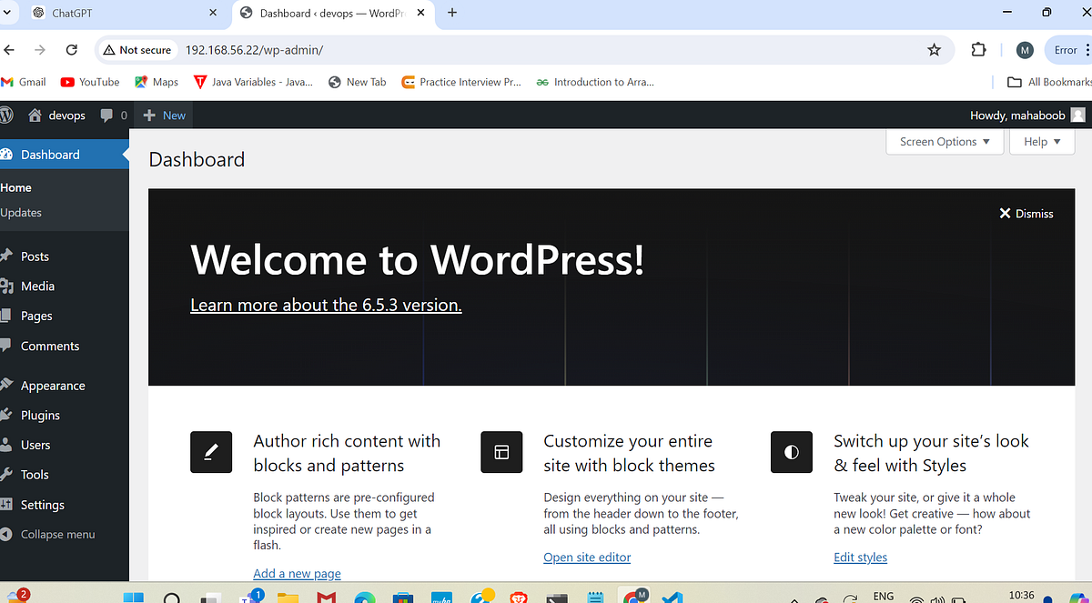 Automating WordPress Setup with Vagrant: | by Mahaboob Shaik | May, 2024 | Medium
