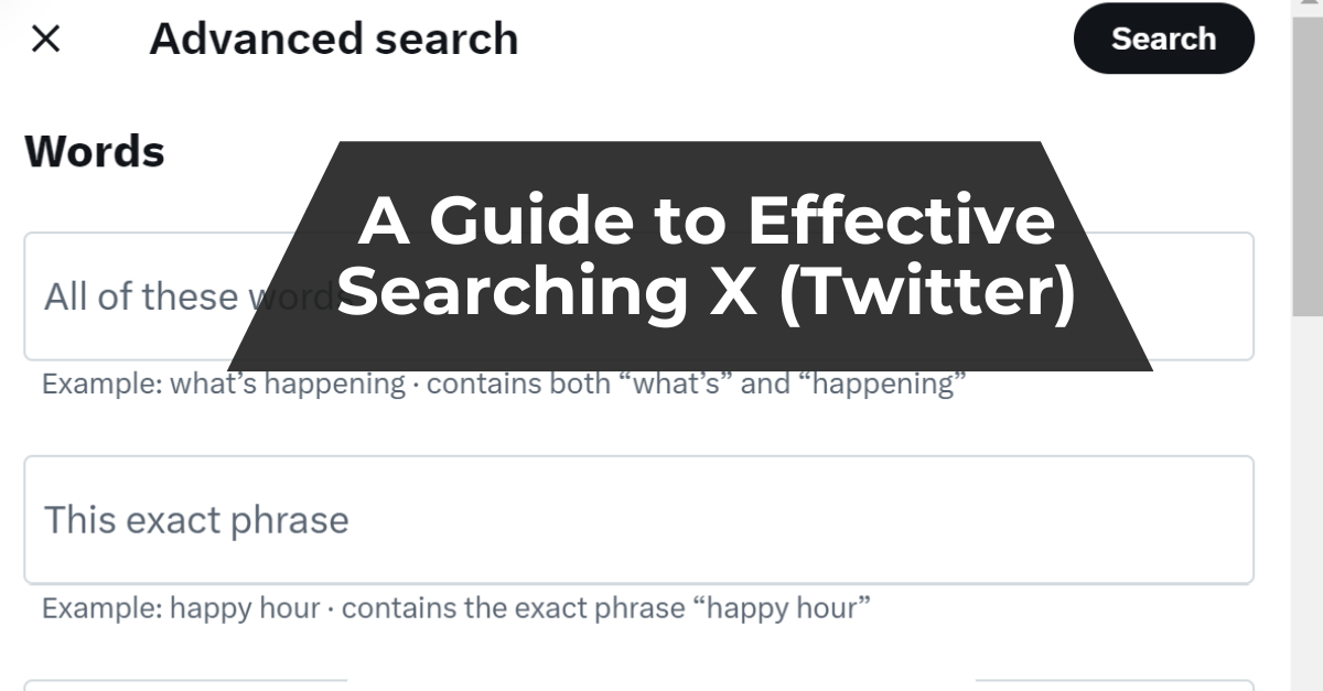 Unlocking the Power of X (Formerly Twitter): Unveiling Effective Search ...
