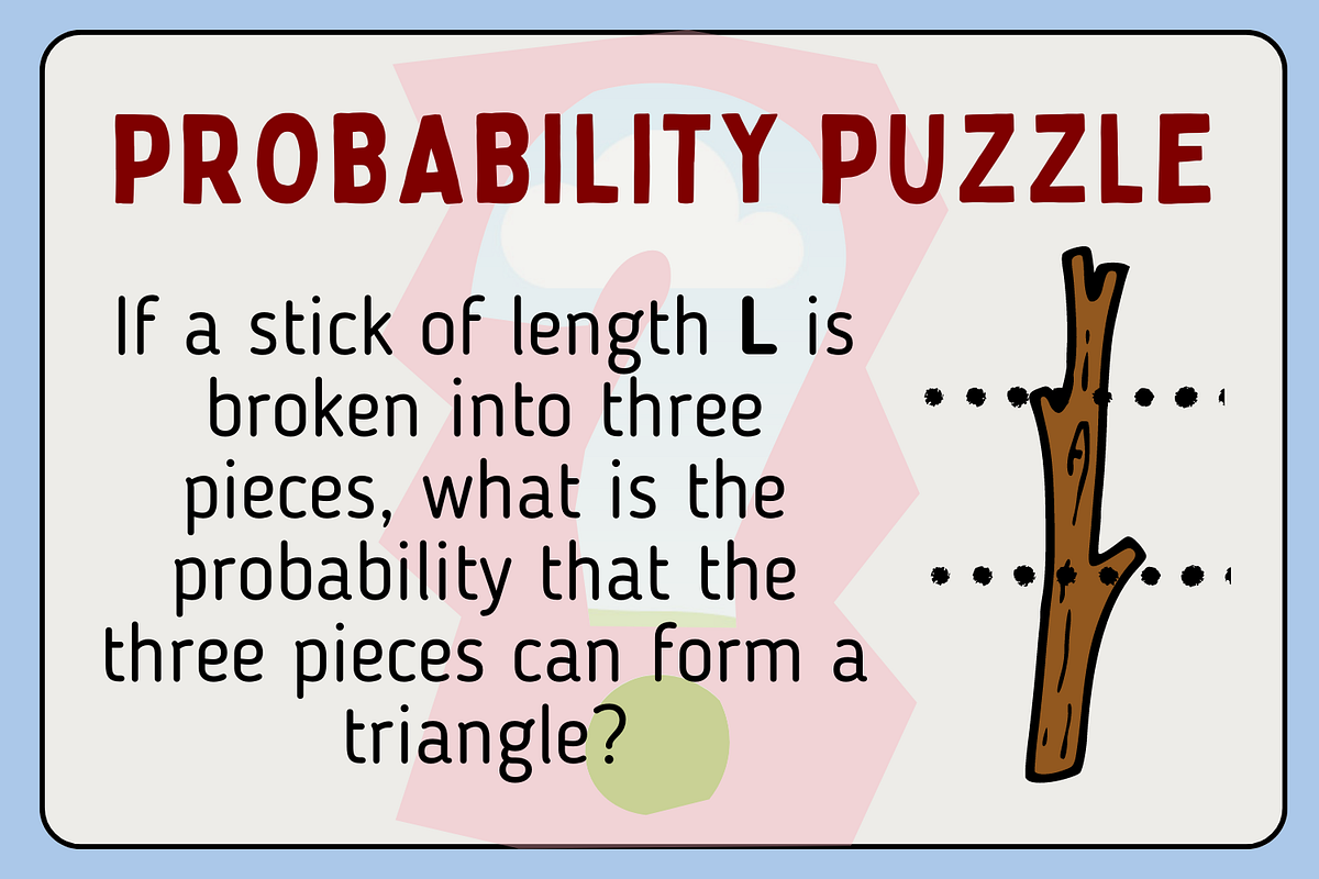 The Three Sticks Puzzle: Can They Form a Triangle? | by Rajesh Saxena ...