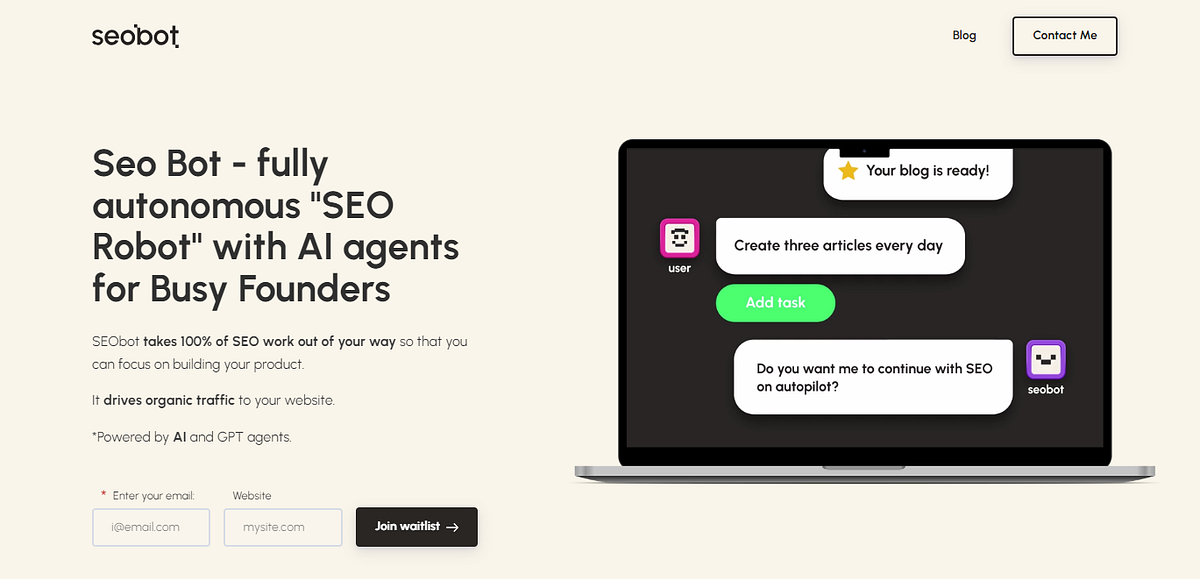SeoBOT: Navigating the SEO Landscape with AI - SEObot - Medium