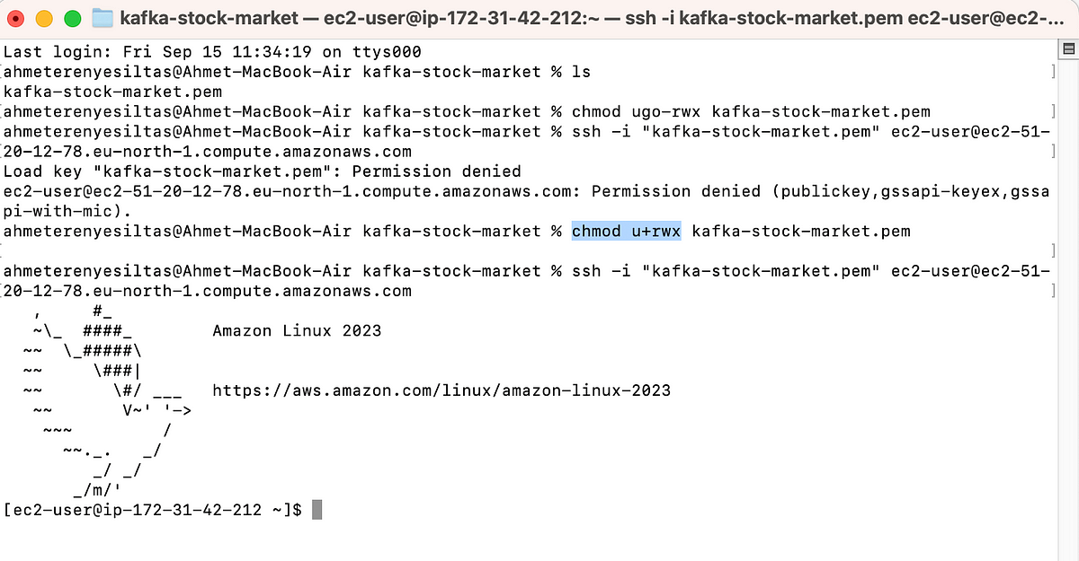 AWS ec2 Instances ssh access “Permission denied’’ (publickey) | by ... AWS ec2 Instances ssh access “Permission denied’’ (publickey) | by ...