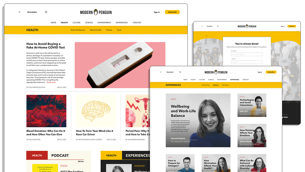 Case study: Designing a responsive online platform for a magazine | by ...