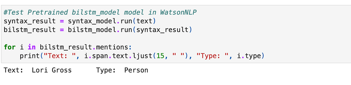 Personal Identifiable Information (PII) extraction using Watson NLP ...