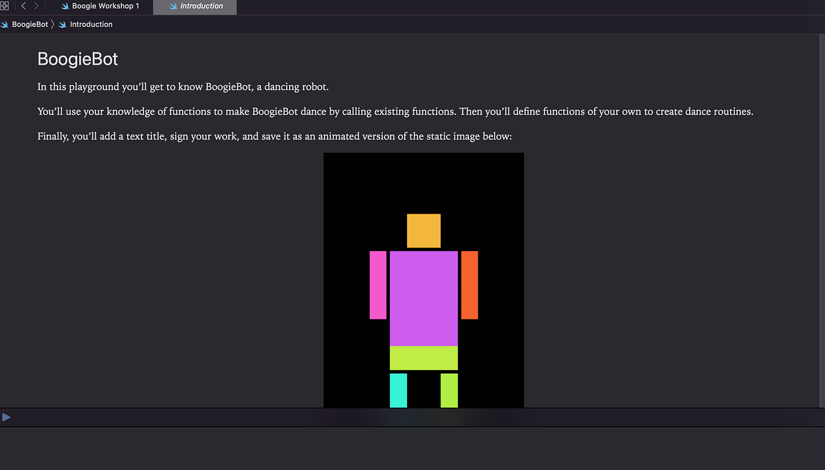 ＃作業 用 Swift 打造跳舞機器人 BoogieBot - 彼得潘的 Swift iOS App 開發教室 - Medium