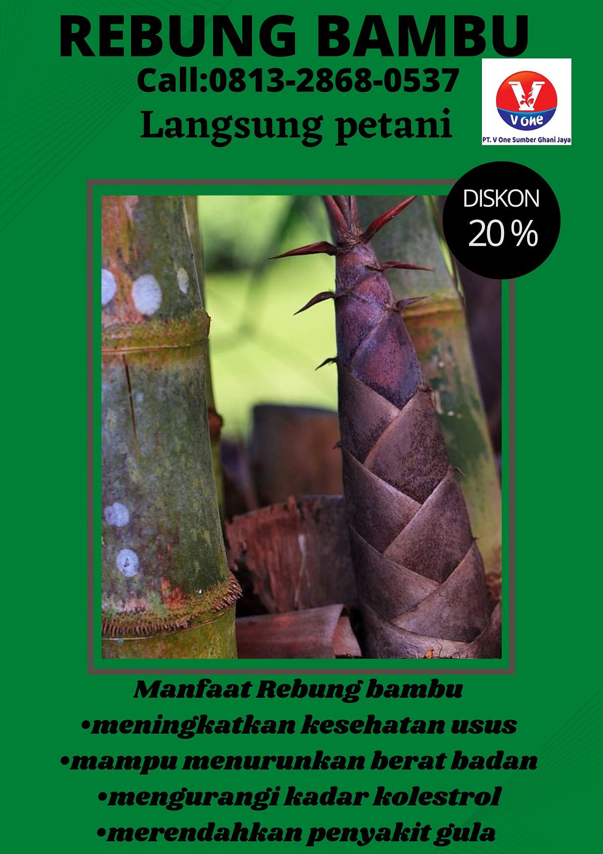 Pusat Budidaya Herbal Rebung Bambu Betung Tambak Bayumas ...