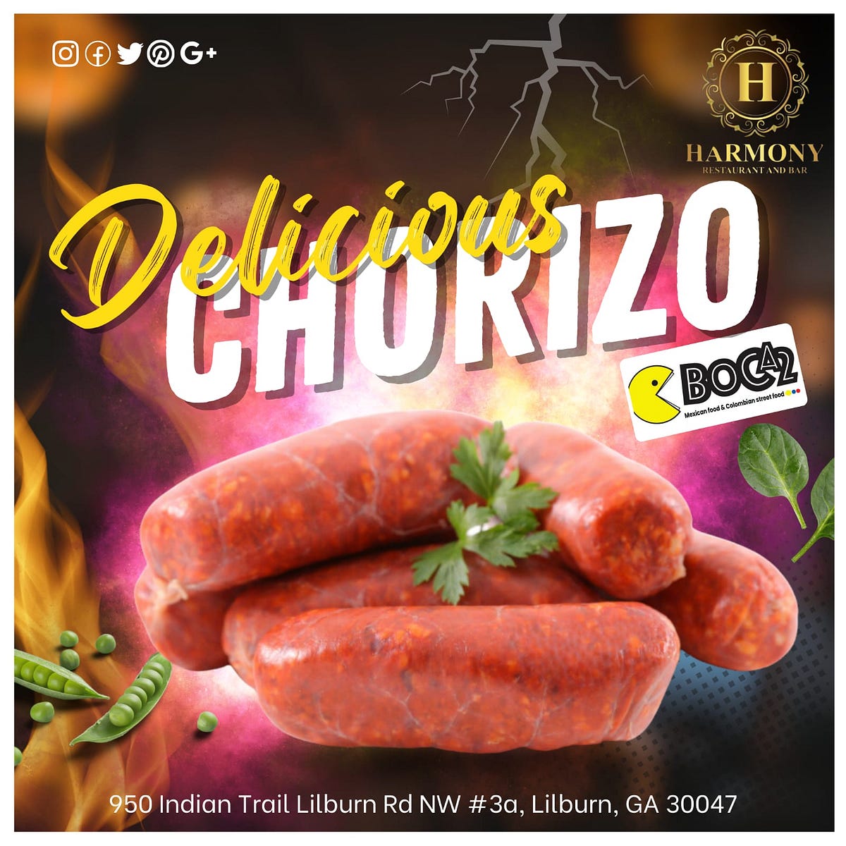 ¡Disfruta del delicioso sabor de nuestro chorizo en Harmony Restaurant ...