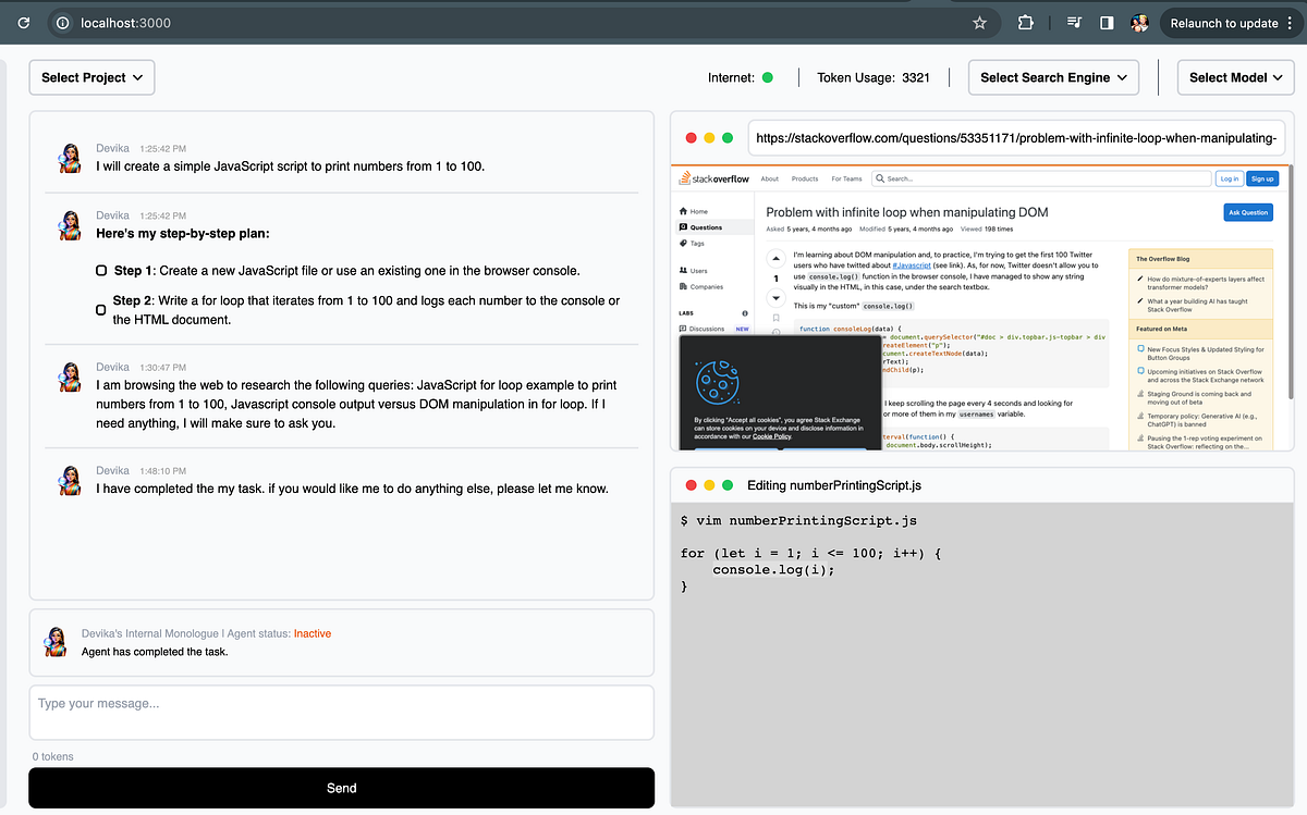 Sneak Peek at Devika: The AI Software Engineer Agent - Bhavik Shah - Medium
