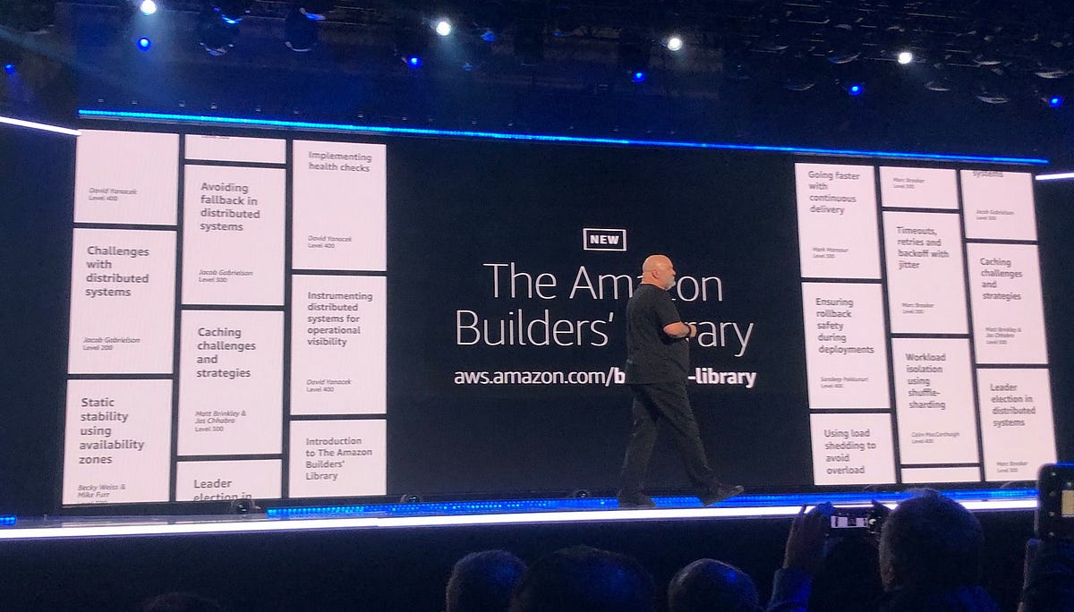 re:Invent Revisited — The Amazon Builders Library | by Ant Stanley | Interrupt by Senzo | Medium