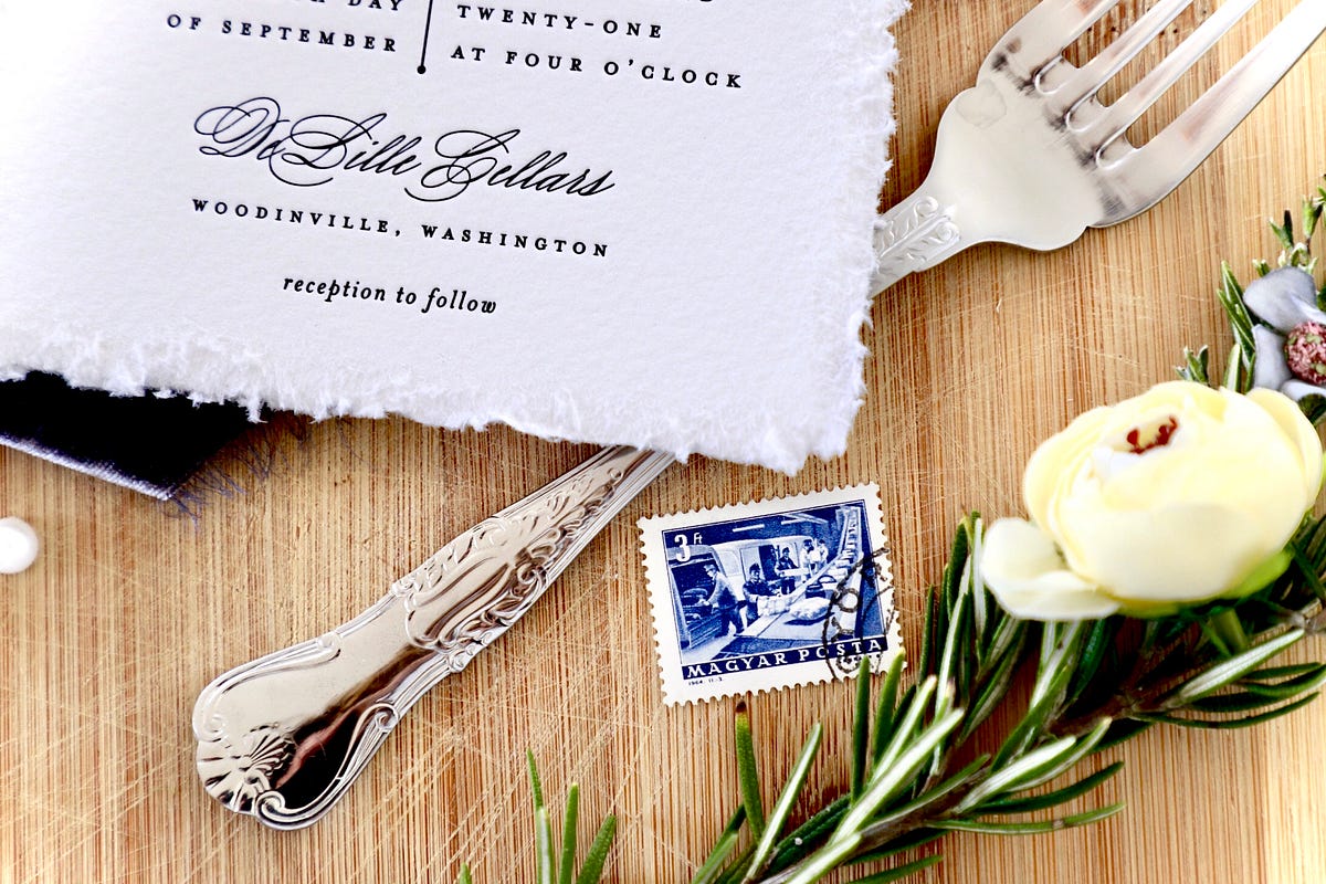 DIY Deckle Edge Wedding Invitations: Crafting During Coronavirus | by ...