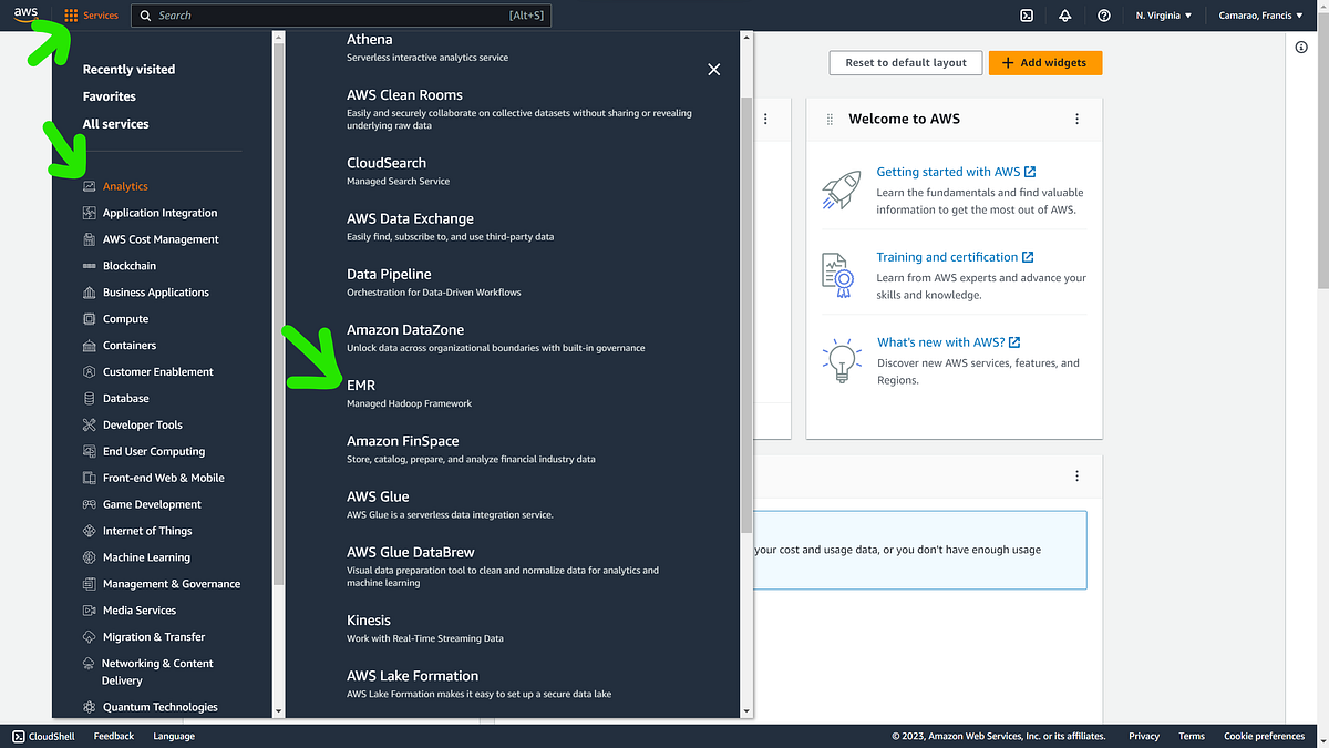 AWS — EMR cluster creation. I will provide a simple guide to… | by Francis Camarao | Medium