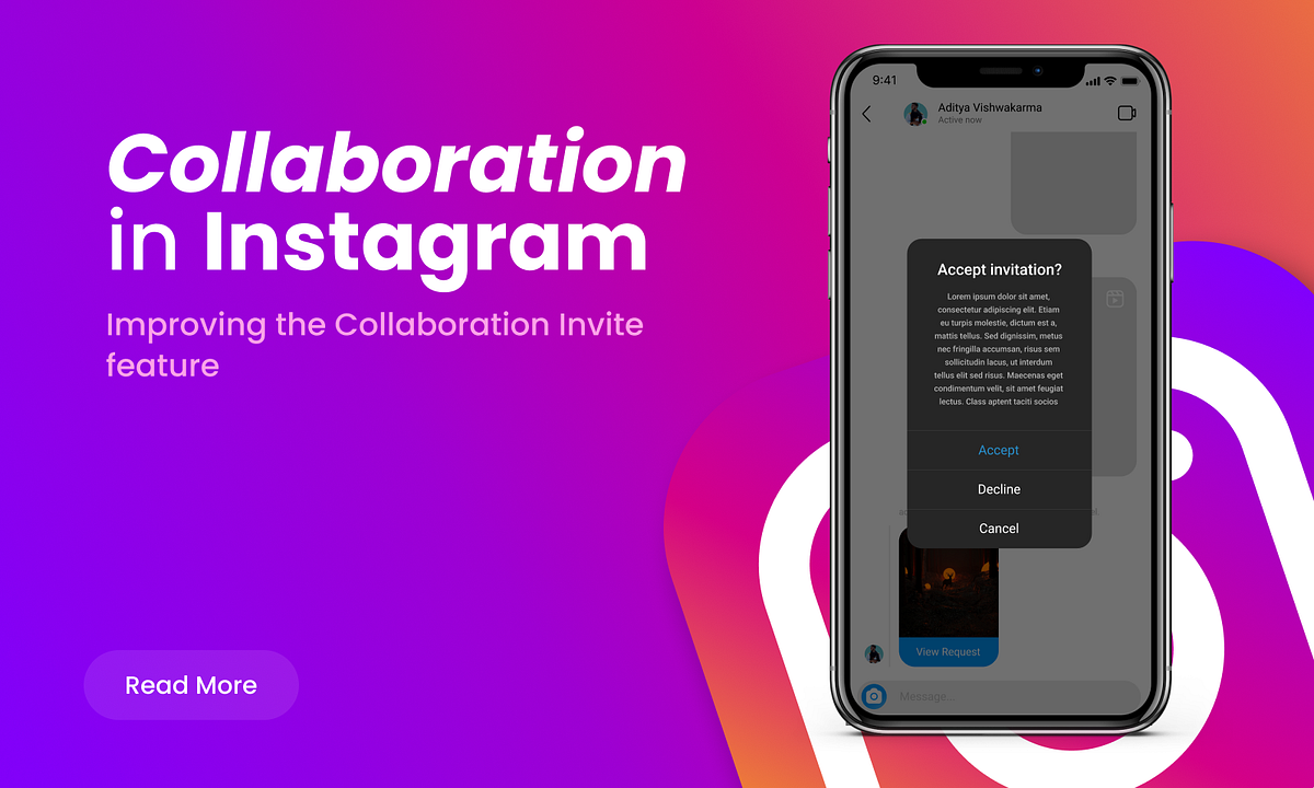 Improving the Collaboration Invite feature in Instagram App (for Android) | by Abhishek Baderiya ...