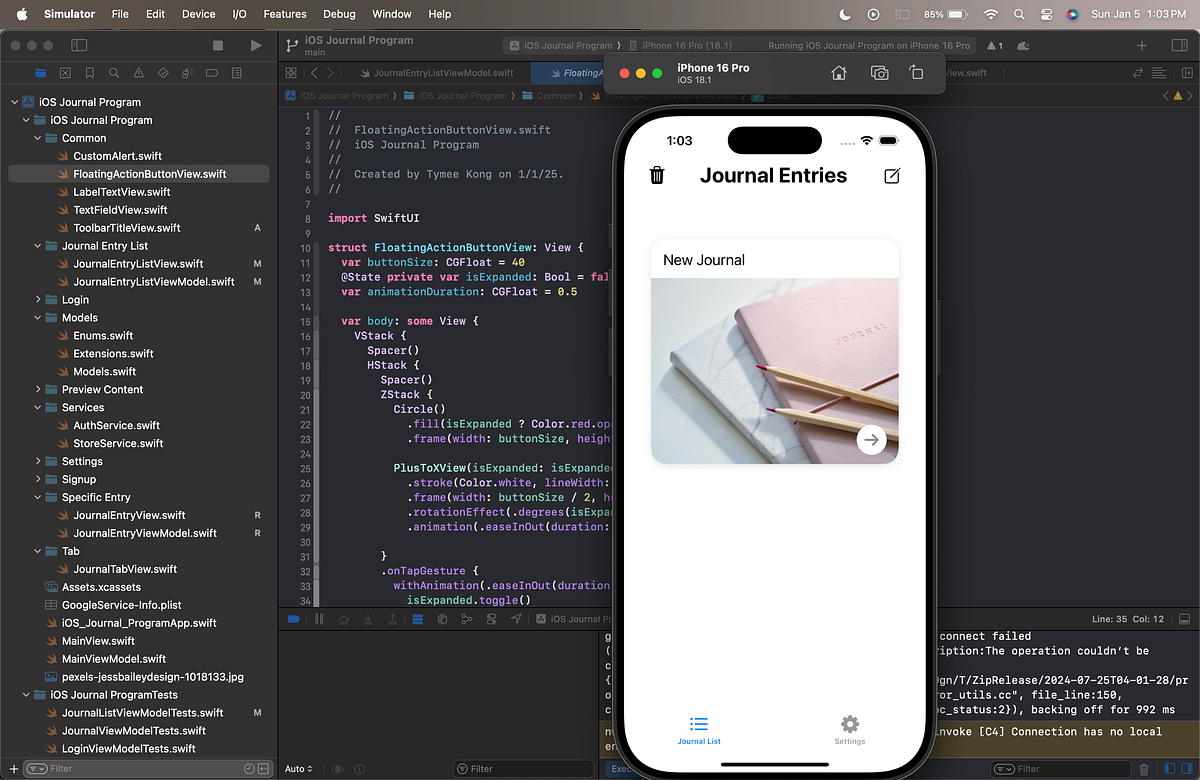 My Journey Building My First iOS App | by Tymee Kong | Jan, 2025 | Medium