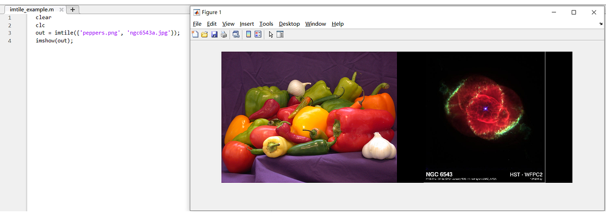 How to combine several individual images into a single tiled image in ...