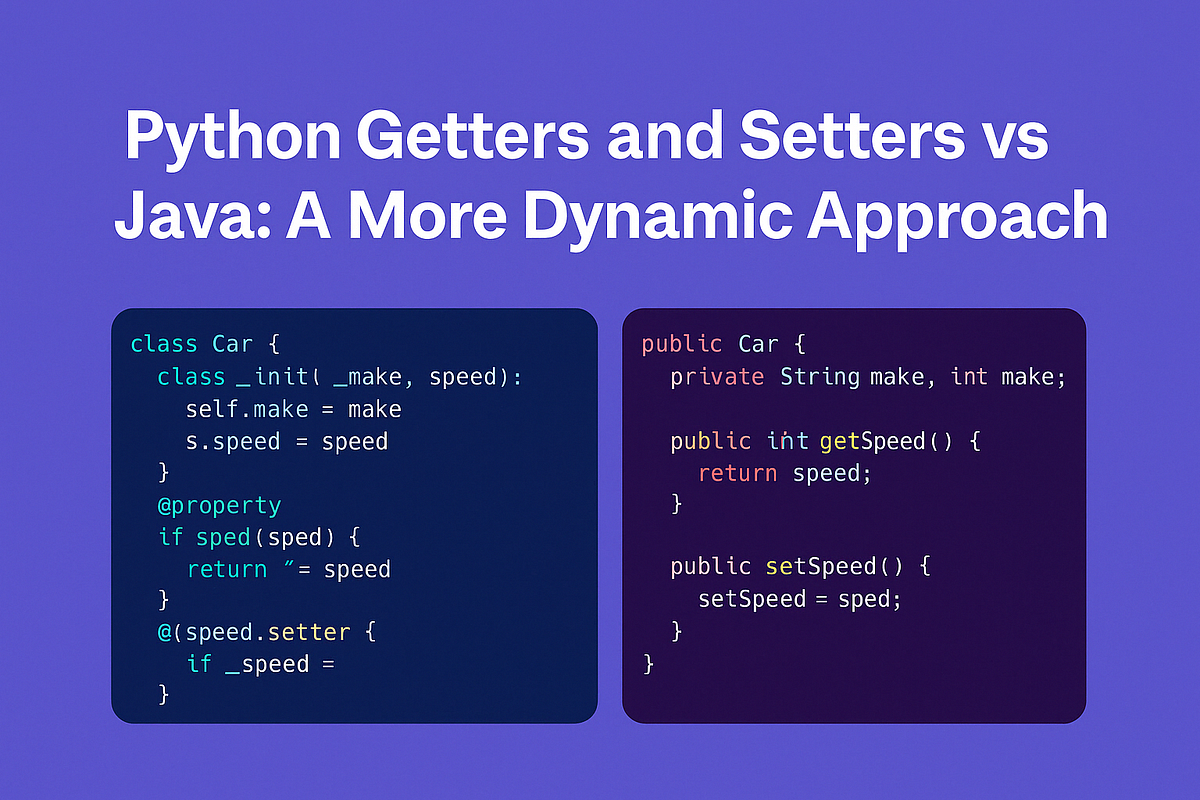 Getters and Setters in Python: Clean Control with Less Code | by Marcin Duchinski | Apr, 2025 ...