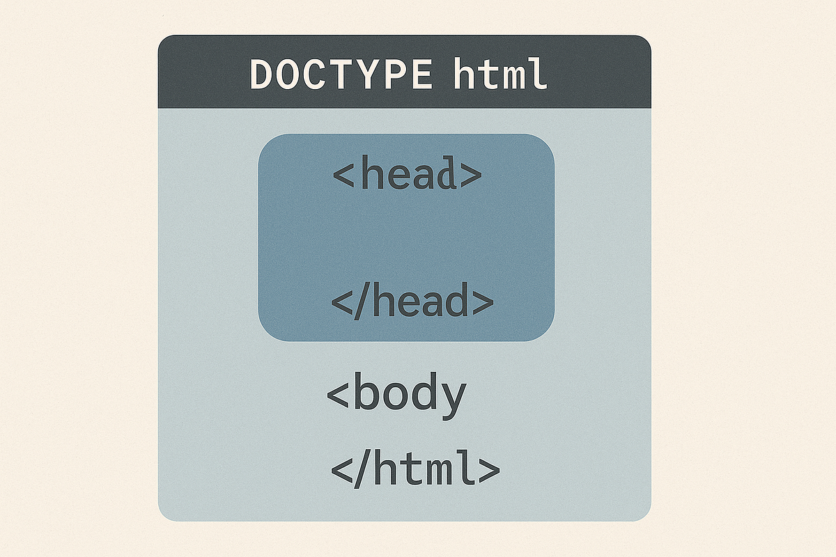 โครงสร้างเอกสาร HTML ที่ถูกต้อง: จาก Doctype ถึง Body | by Thiraphat ...