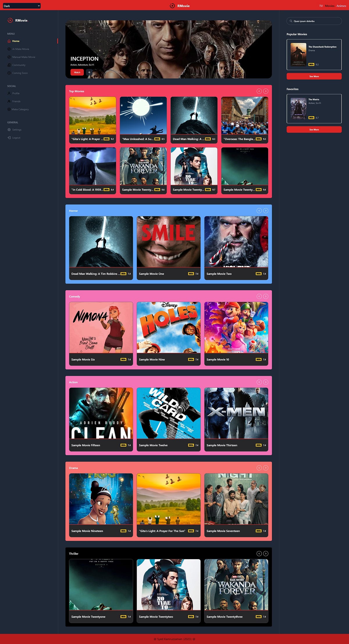 Creating A Movie Portal with AI: Using Laravel & Nuxt.js | by syed ...
