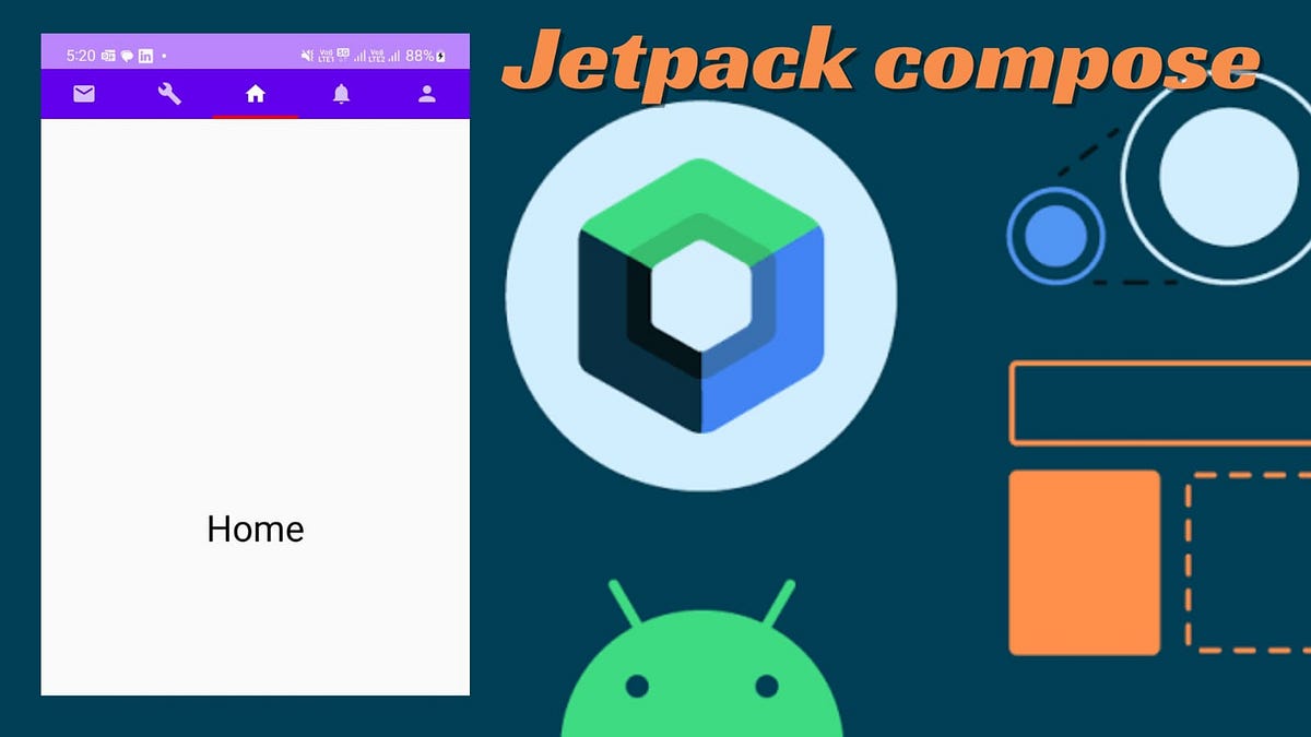 Jetpack Compose — Top Tabs. Tab layouts are a common navigation… | by MaheshGubbi | Medium