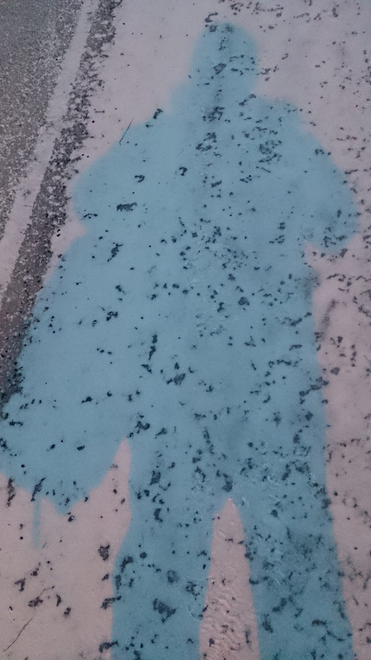 The Blue Man. The Blue Man lives in the light. | by scott probst | Medium