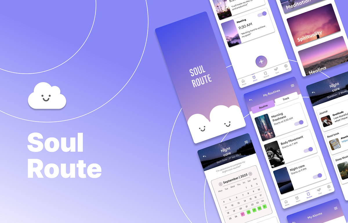 SOUL ROUTE (Path towards complete wellness) : UX Case study | by ...