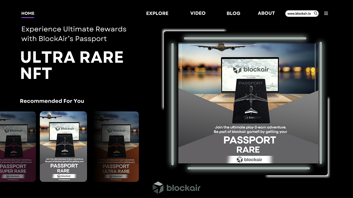 Soar to New Heights: Discover the Power of BlockAir’s Passport Rare NFT ...