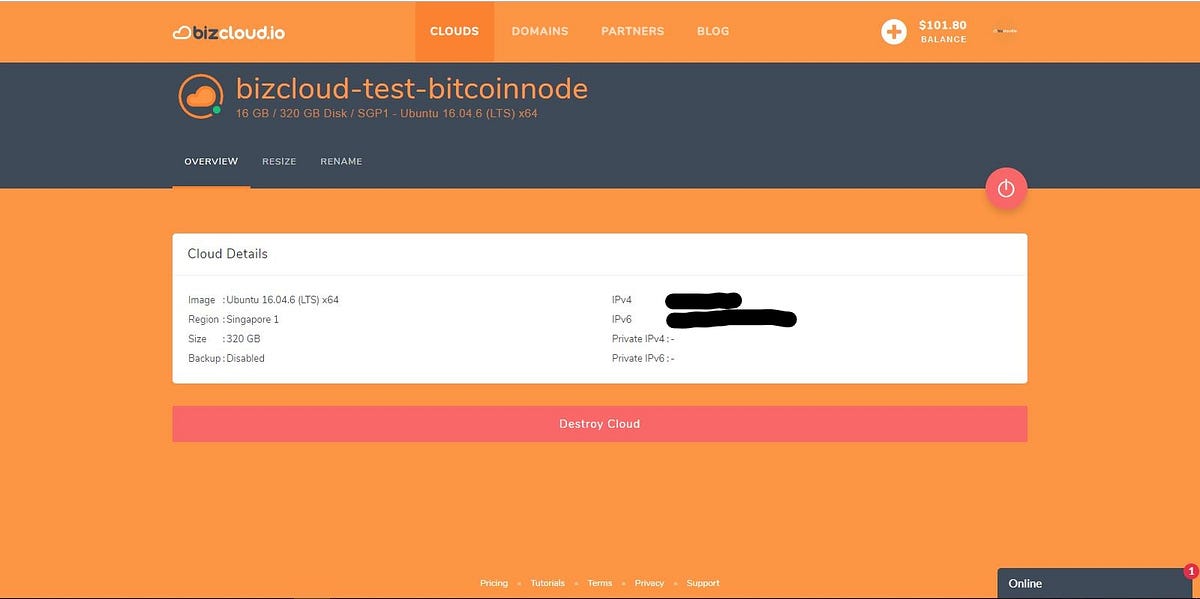 How To Install Lightning Network Node Using BizCloud | by BizCloud Support | Medium
