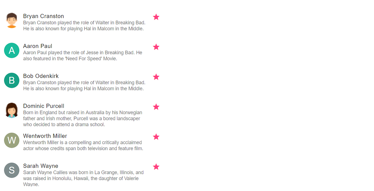 Make Gmail like text avatars for profile pictures if not exist | by ...