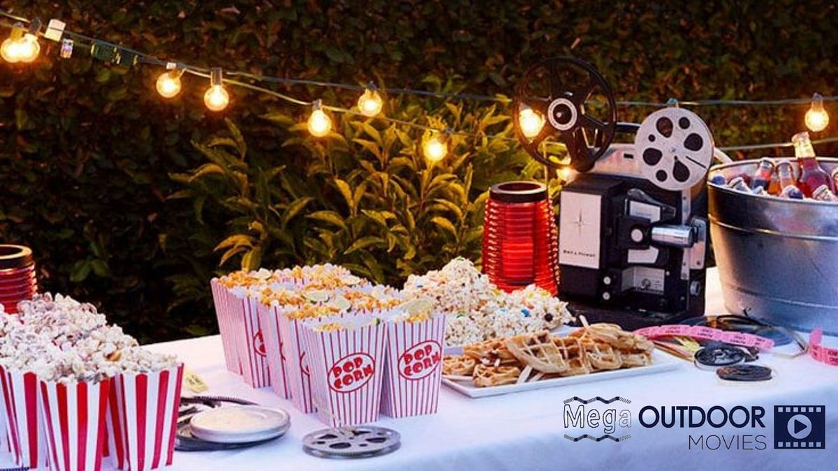 Hosting The Best Holiday Movie Party This Season with Outdoor Movie ...