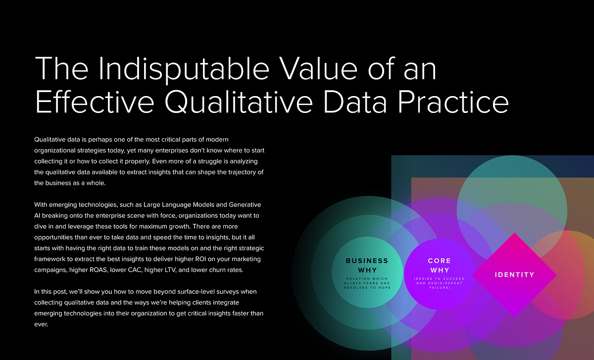 The Indisputable Value of an Effective Qualitative Data Practice | by ...