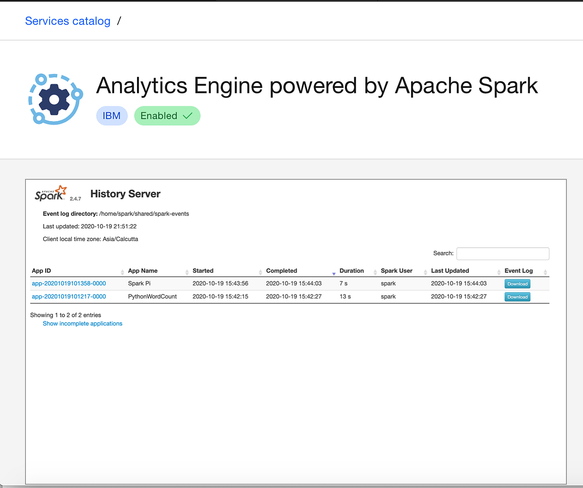 Customize Spark runtime in IBM Cloud Pak for Data | by Rachit Arora ...