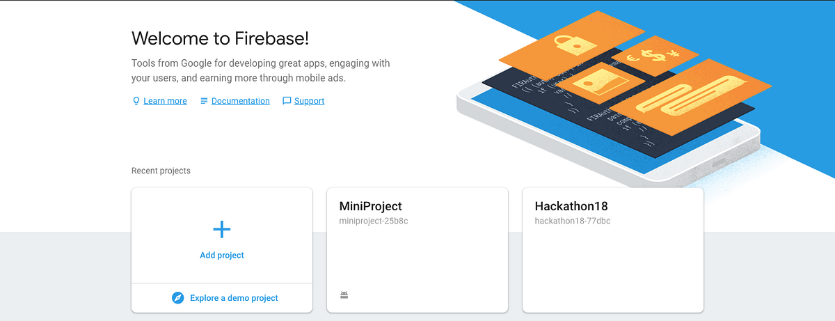 Firebase : 1. Create your first project | by Fardeen Khan | Medium