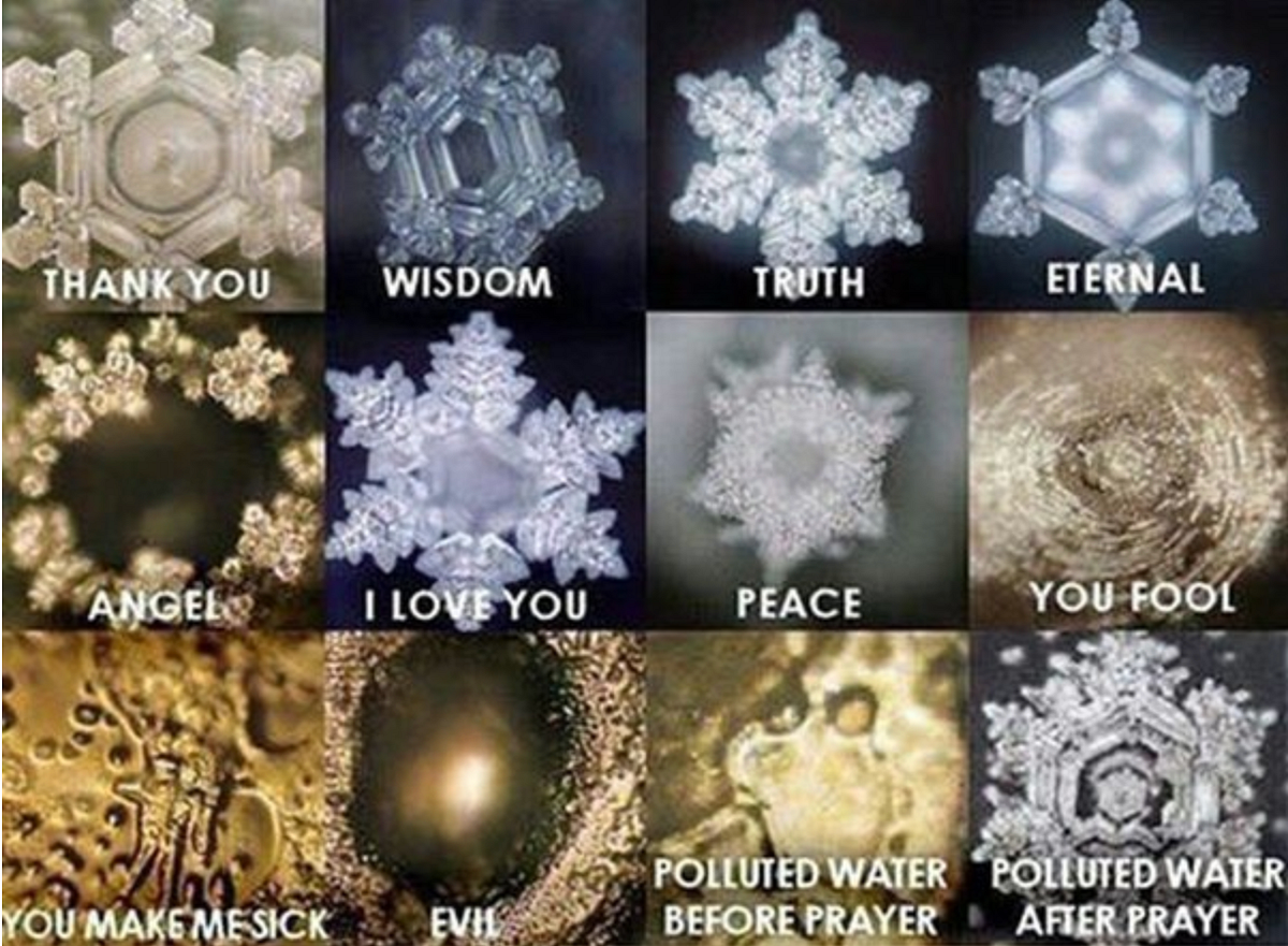 Flip the Script: Photographing Water Crystals — Masaru Emoto | by ...