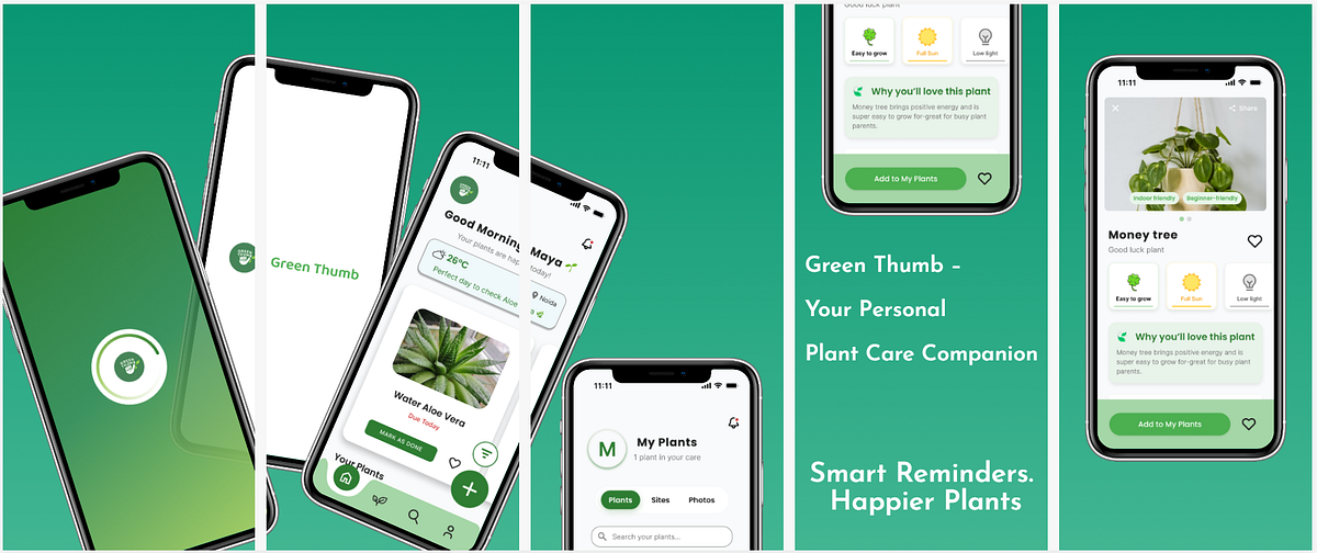Green Thumb 🌱— Plant Care Reminder App | by Archi Varshney | Sep, 2025 ...