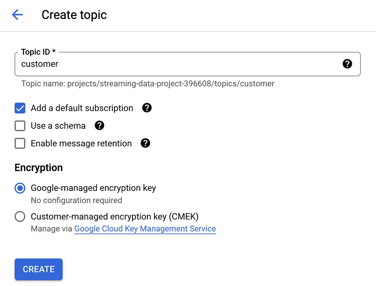 Streaming Insert Into Big Query Using Google Cloud Pub/Sub | by Fakri ...